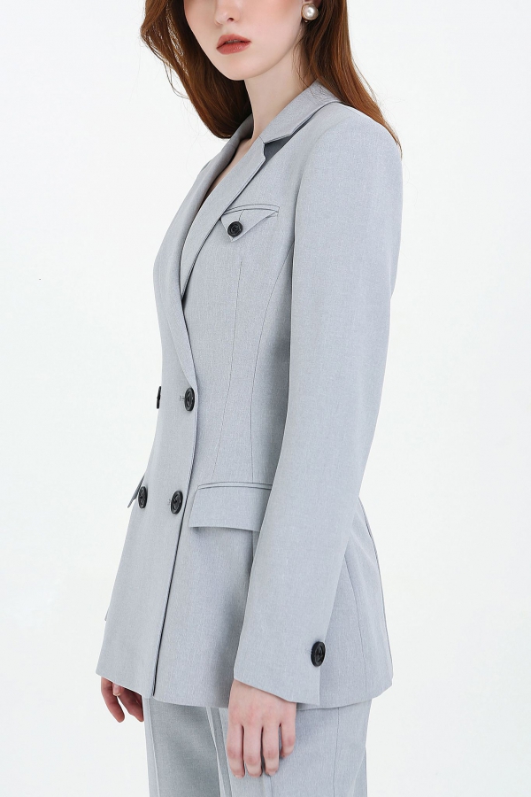 TUXEDO DOUBLE BREASTED SUIT JACKET | HOBB Design